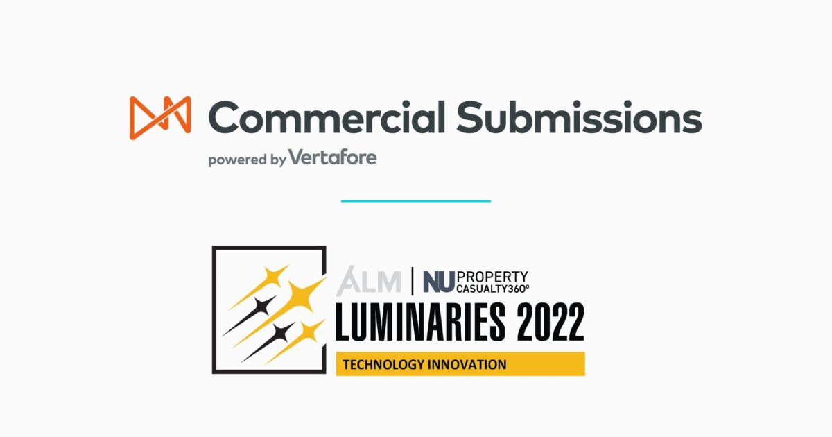 Commercial Submissions recognized for insurance technology innovation | Vertafore